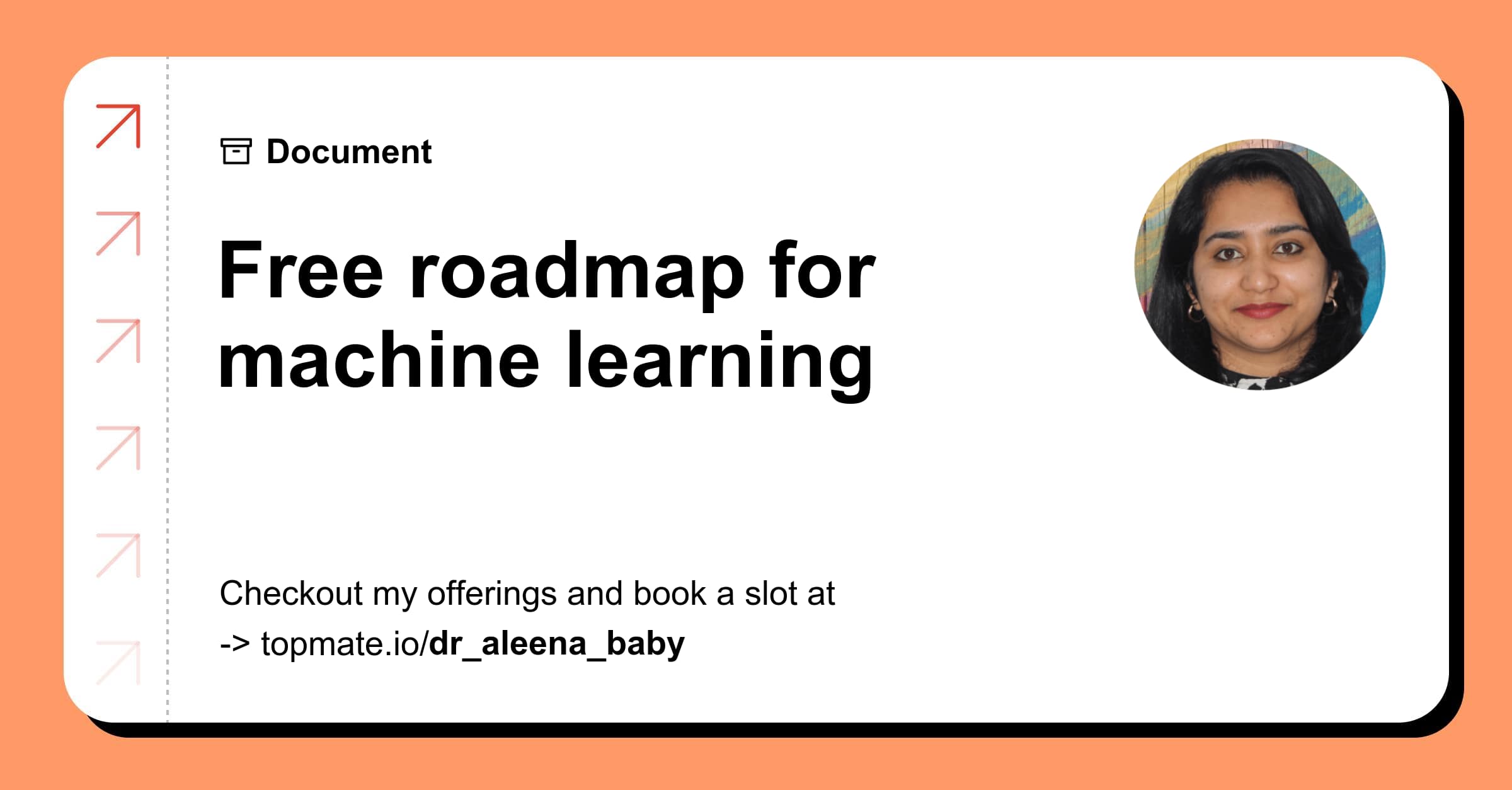 Roadmap for machine learning with Dr. ALEENA BABY